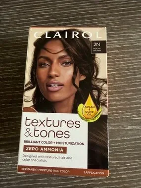 clairol | Hair | New Clairol Textures Tones Hair Color Mocha Brown 2n ...